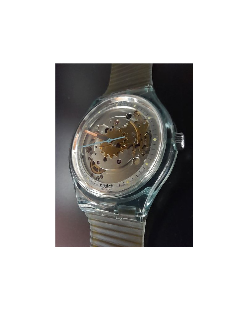 Swatch Vintage Orologio Automatico Blue Matic SAN100