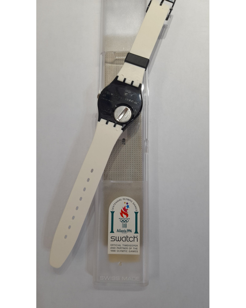 Swatch Gent Vintage Orologio Quarzo Black Letter GB163