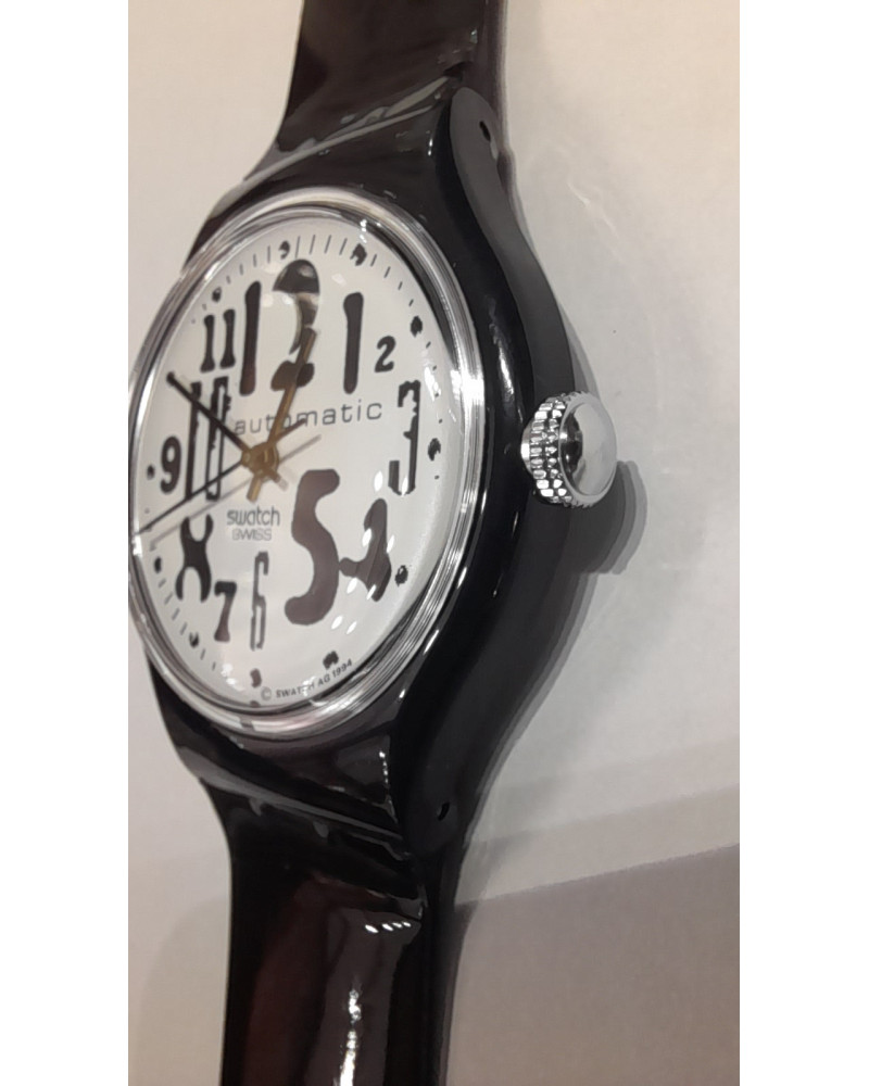 Swatch Orologio Automatico Vintage Black Board SAB103