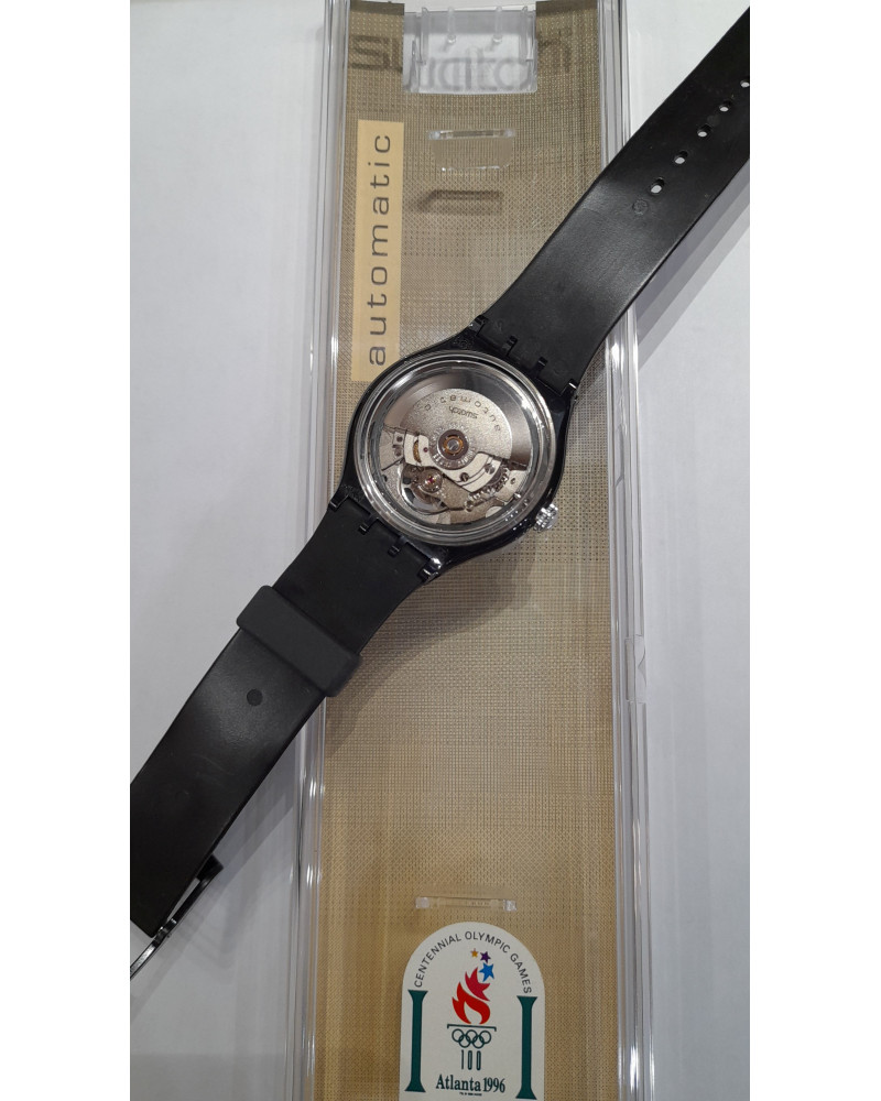 Swatch Orologio Automatico Vintage Black Board SAB103